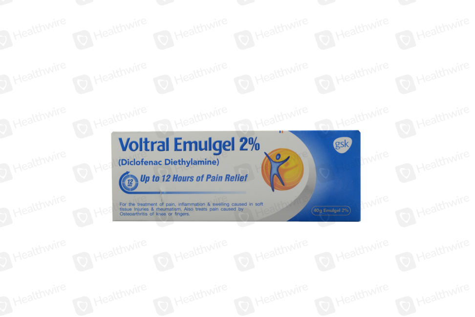 Voltral Emulgel (2%) 40g Gel Price in Pakistan - Uses, Dosage, Side Effects