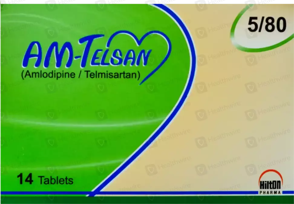 Am Telsan (5/80mg) 14 Tablets Price in Pakistan - Uses, Dosage, Side ...