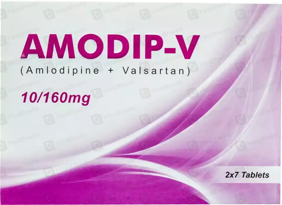 Amodip V (10/160mg) 14 Tablets Price in Pakistan - Uses, Dosage, Side ...