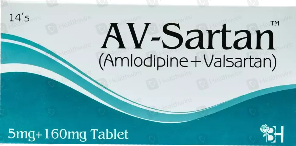 Av Sartan (5/160 Mg) 14 Tablets Price in Pakistan - Uses, Dosage, Side ...