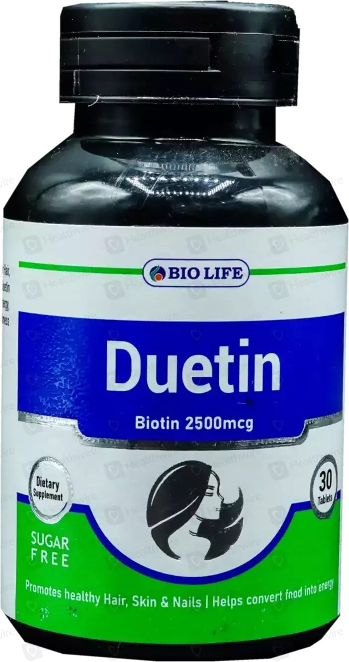 Biolife Duetin (2500mcg) 30 Tablets Price in Pakistan - Uses, Dosage ...