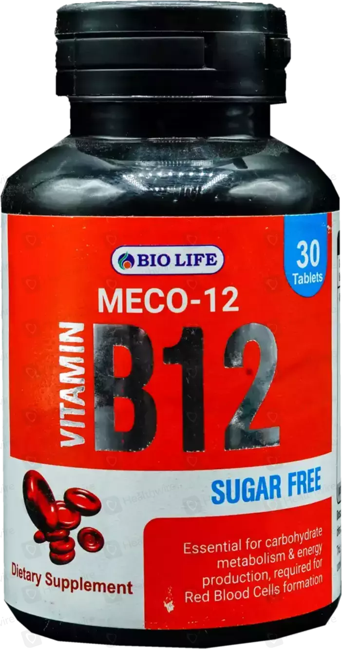 Meco 12 (Vitamin B12) 30 Tablets Price in Pakistan - Uses, Dosage, Side ...