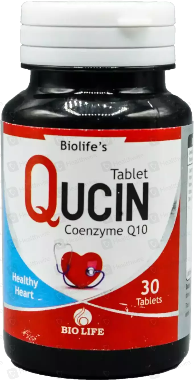 Qucin (Co Enzyme Q10) 30 Tablets Price in Pakistan - Uses, Dosage, Side ...
