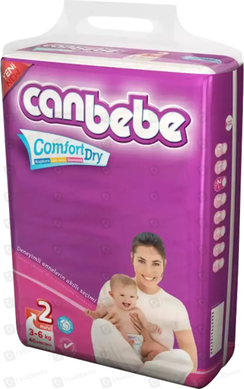 Canbebe 2 Mini 40 Baby Diapers Price in Pakistan - Uses, Dosage, Side ...