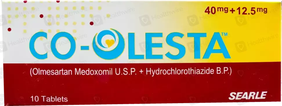 Co Olesta (40/12.5mg) 10 Tablets Price in Pakistan - Uses, Dosage, Side ...