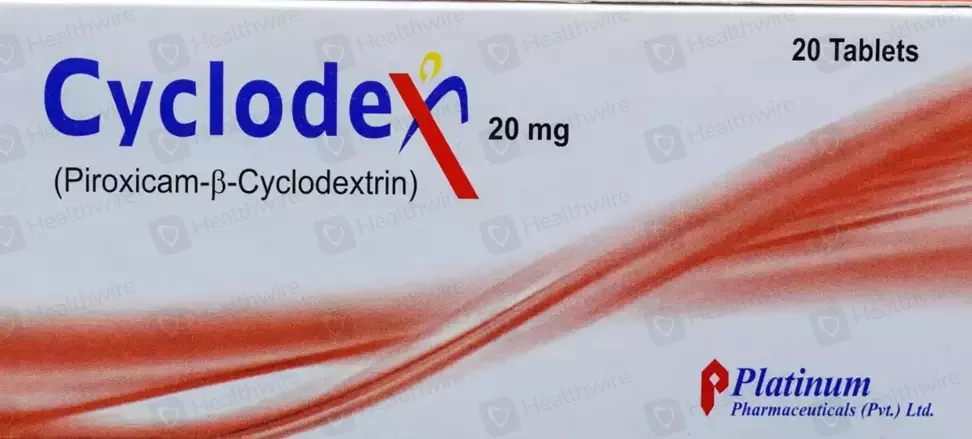 Cyclodex (20mg) 20 Tablets Price in Pakistan - Uses, Dosage, Side Effects