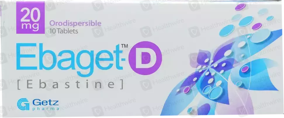 Ebaget D (20mg) 10 Tablets Price in Pakistan - Uses, Dosage, Side Effects