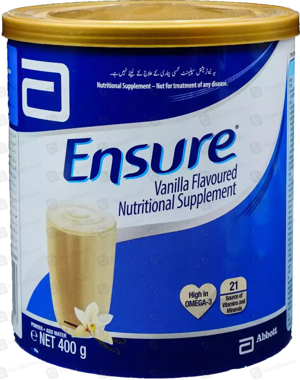 Ensure (Vanilla) 400 G Powdered Milk Price in Pakistan - Uses, Dosage ...