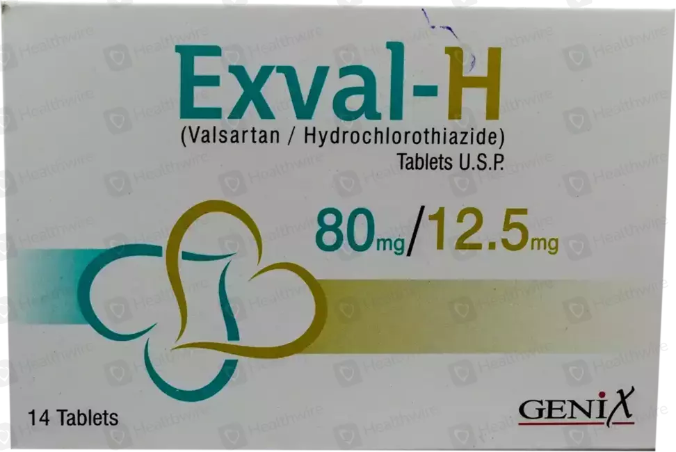 Exval H (80/12.5mg) 14 Tablets Price in Pakistan - Uses, Dosage, Side ...
