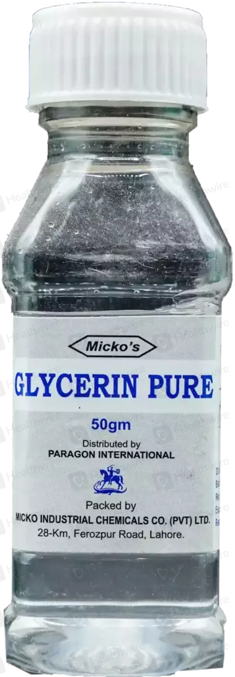 Glycerin Pure 50g Glycerin Price in Pakistan - Uses, Dosage, Side Effects