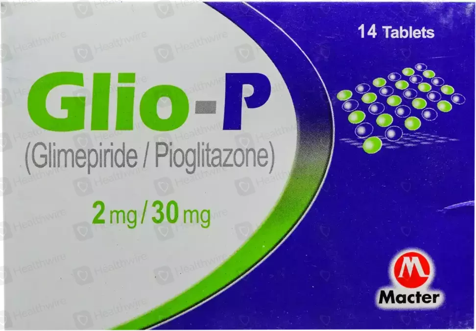 Glio P (30/2mg) 14 Tablet Price in Pakistan - Uses, Dosage, Side Effects