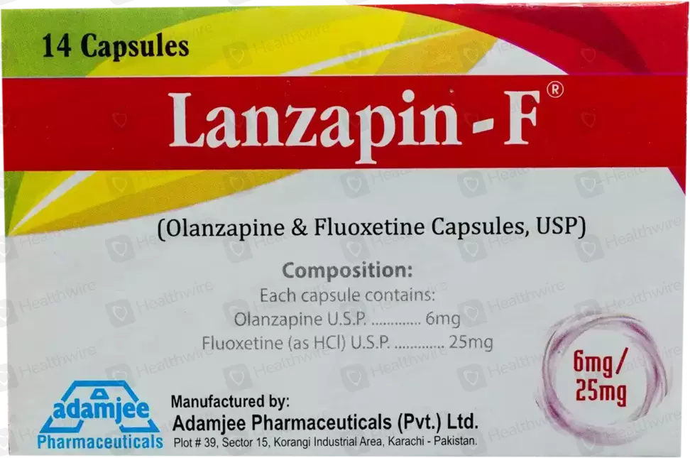 Lanzapin F (6/25mg) 14 Capsules Price in Pakistan - Uses, Dosage, Side ...