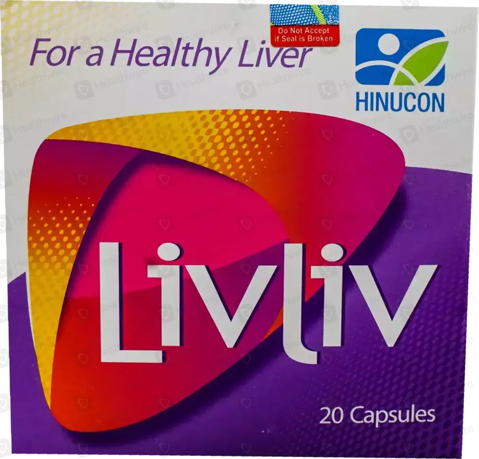 Livliv 20 Capsules Price in Pakistan - Uses, Dosage, Side Effects