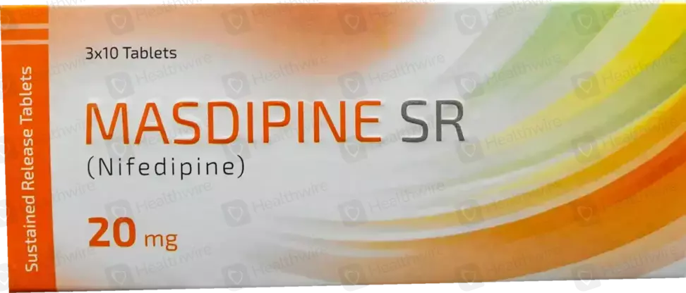 Masdipine Sr (20mg) 30 Tablets Price in Pakistan - Uses, Dosage, Side ...