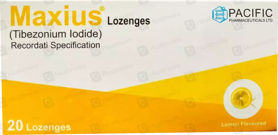 Maxius (Lemon) 20 Lozenges Price in Pakistan - Uses, Dosage, Side Effects