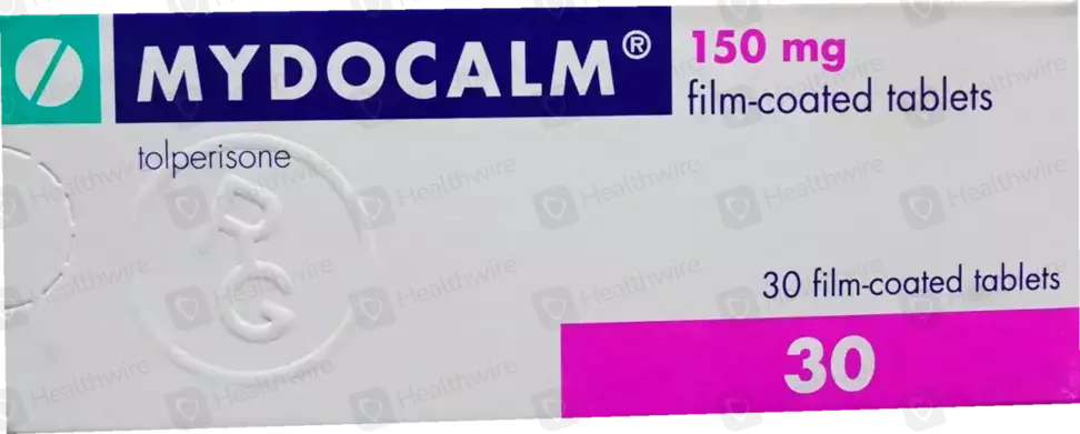 Mydocalm (150mg) 30 Tablets Price in Pakistan - Uses, Dosage, Side Effects