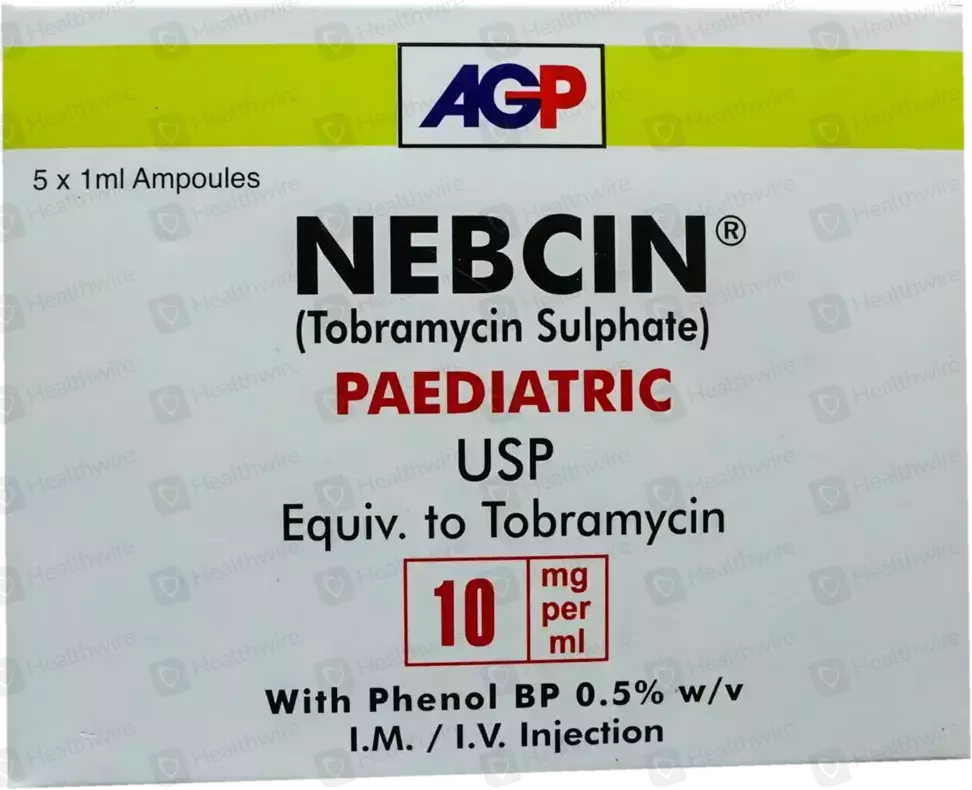 Nebcin Paediatric (10mg/Ml) 5 Injections Price in Pakistan - Uses ...