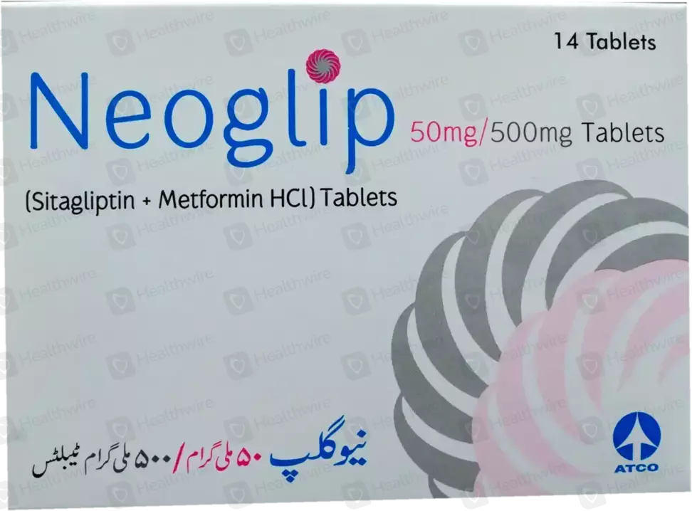 Neoglip (50/500mg) 14 Tablets Price in Pakistan - Uses, Dosage, Side ...