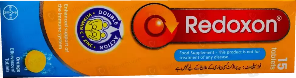 Redoxon 15 Tablets Price in Pakistan - Uses, Dosage, Side Effects