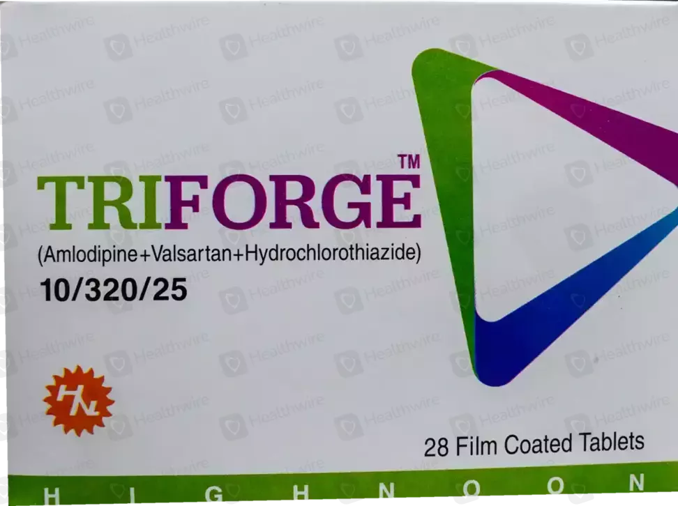 Triforge (10/320/25mg) 28 Tablets Price in Pakistan - Uses, Dosage ...