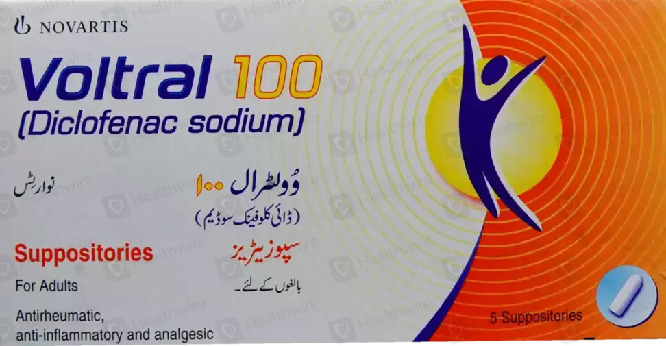 Voltral (100mg) 5 Suppositories Price in Pakistan - Uses, Dosage, Side ...