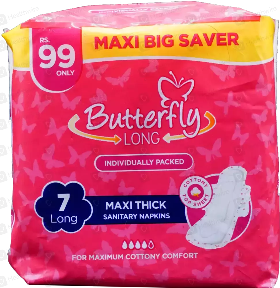 Butterfly Maxi Big Saver (L) 7 Pads Price in Pakistan - Uses, Dosage ...