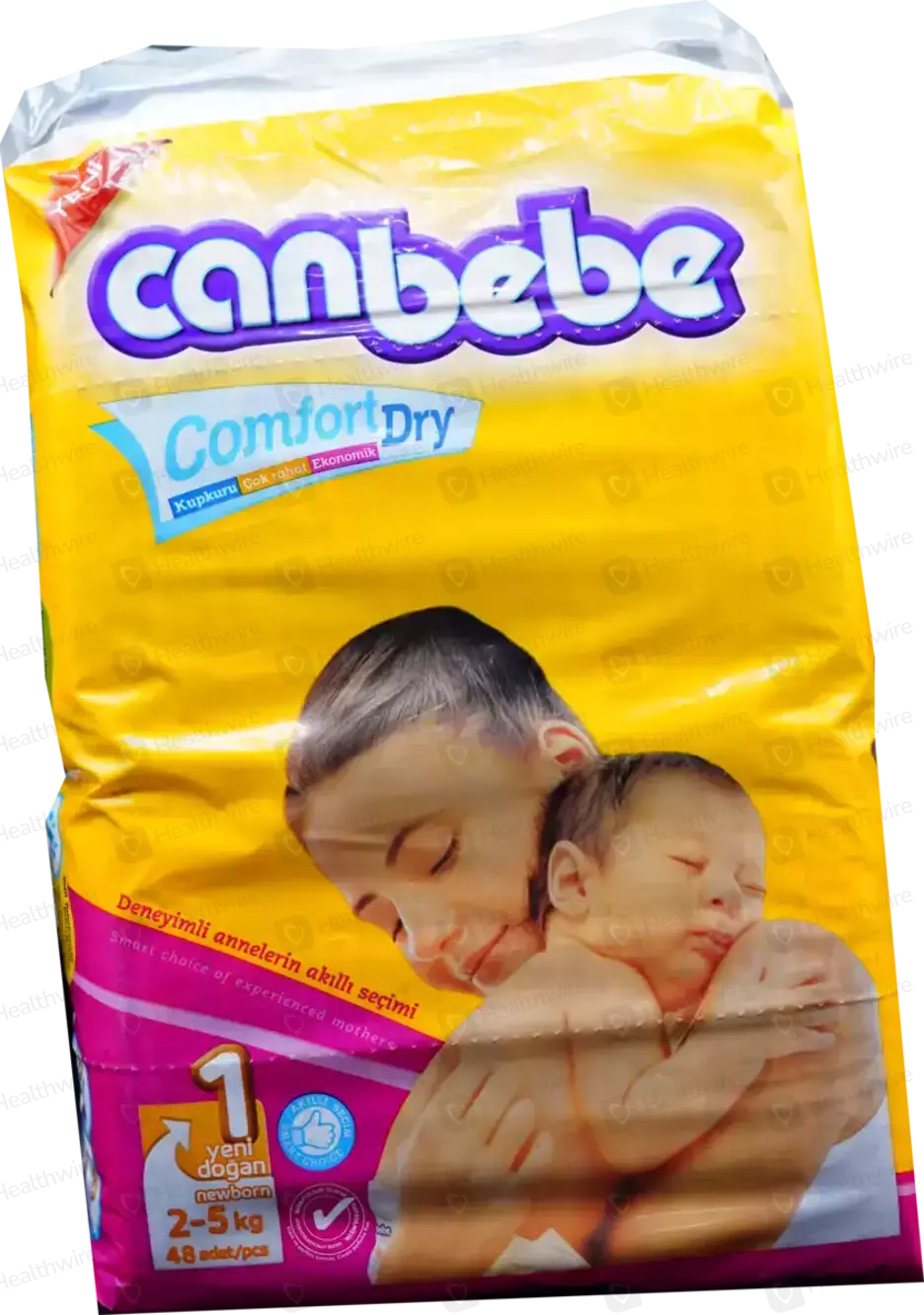 Canbebe 1 New Born 48 Baby Diapers Price in Pakistan - Uses, Dosage ...