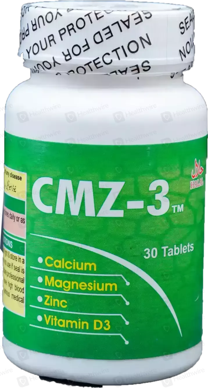 Cmz 3 30 Tablets Price in Pakistan - Uses, Dosage, Side Effects