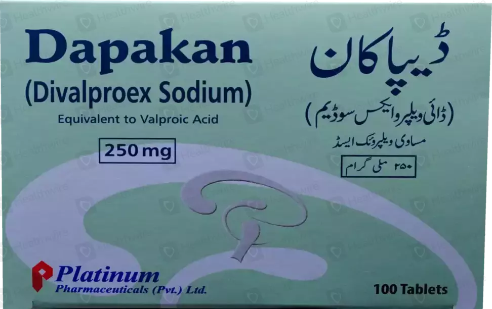Dapakan (250mg) 100 Tablets Price in Pakistan - Uses, Dosage, Side Effects