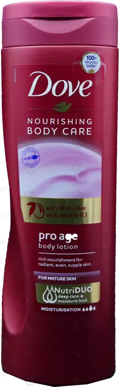 Dove (Pro Age) 400ml Lotion Price in Pakistan - Uses, Dosage, Side Effects