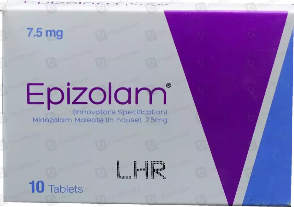 Epizolam (7.5mg) 10 Tablets Price in Pakistan - Uses, Dosage, Side Effects