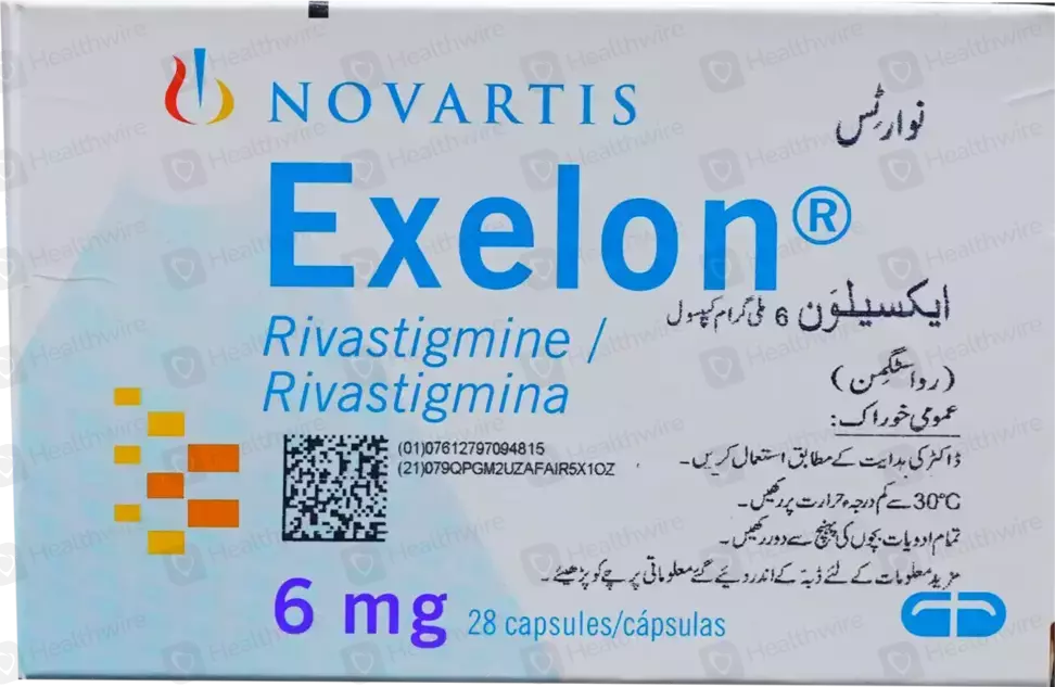 Exelon (6mg) 28 Capsules Price in Pakistan - Uses, Dosage, Side Effects