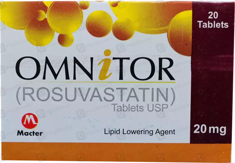 Omnitor (20mg) 20 Tablets Price in Pakistan - Uses, Dosage, Side Effects