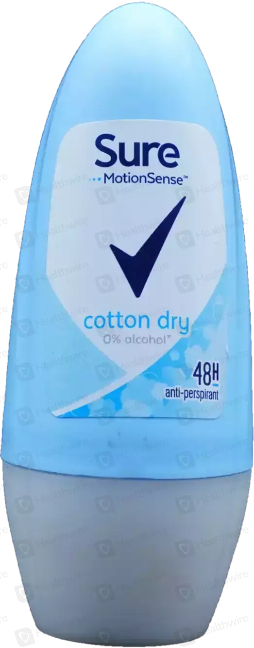 Sure Cotton Dry 50ml Roll On Deodorant Price in Pakistan - Uses, Dosage ...