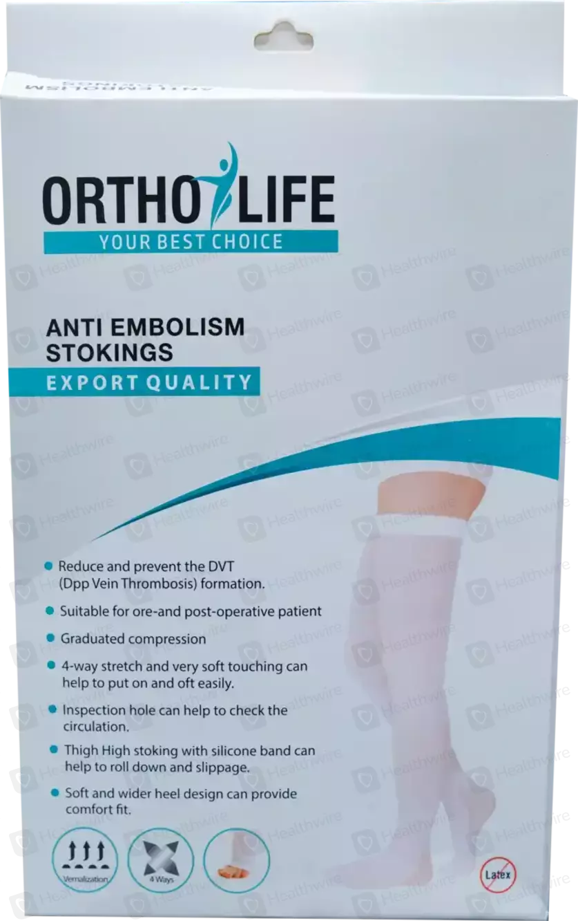Ortholife Anti Embolism (Large) Thigh High Stockings Price in Pakistan ...
