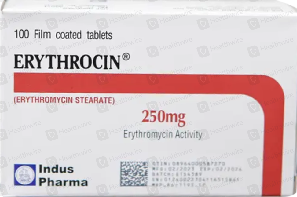 Erythrocin (250mg) 100 Tablets Price in Pakistan - Uses, Dosage, Side ...