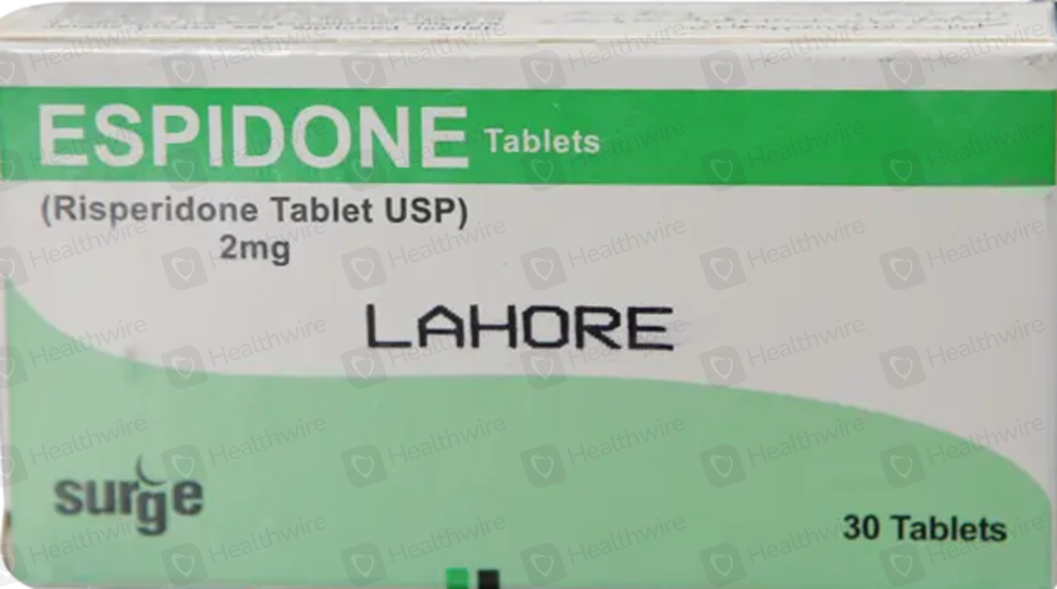 Espidone (2mg) 30 Tablets Price in Pakistan - Uses, Dosage, Side Effects