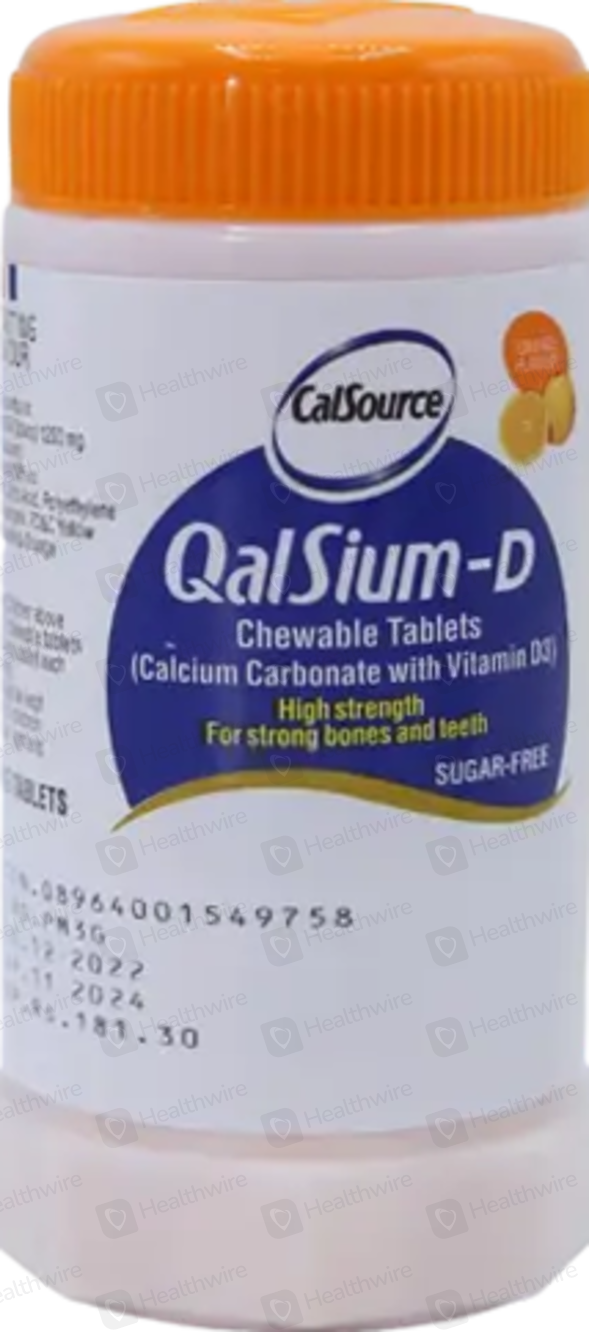 Qalsium D (Orange) Suger Free 40 Tablets Price in Pakistan - Uses ...