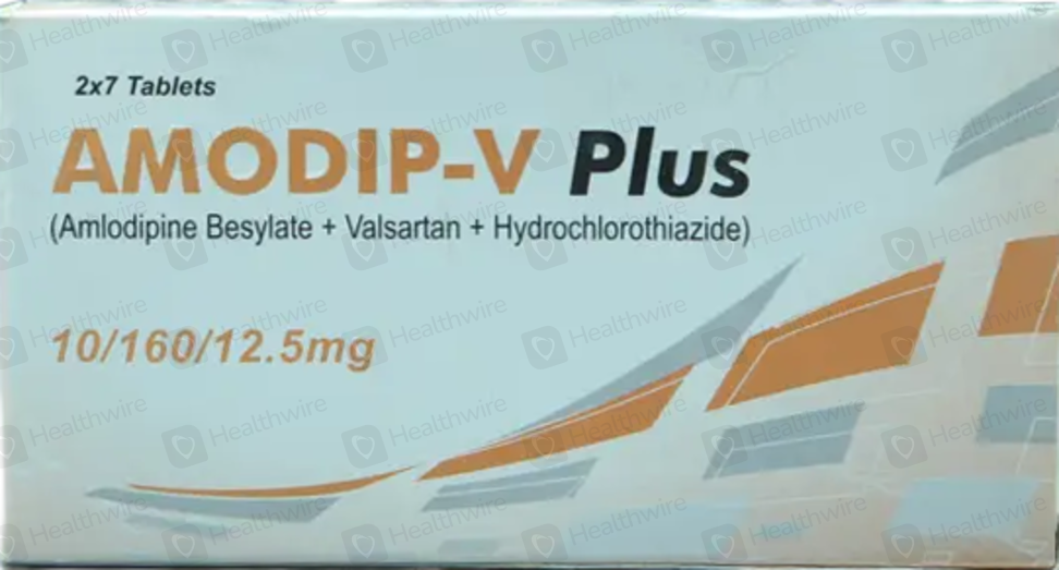 Amodip V Plus (10/160/12.5mg) 14 Tablets Price in Pakistan - Uses ...