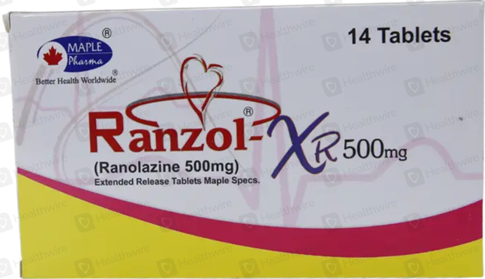 Ranzol Xr (500mg) 14 Tablets Price in Pakistan - Uses, Dosage, Side Effects