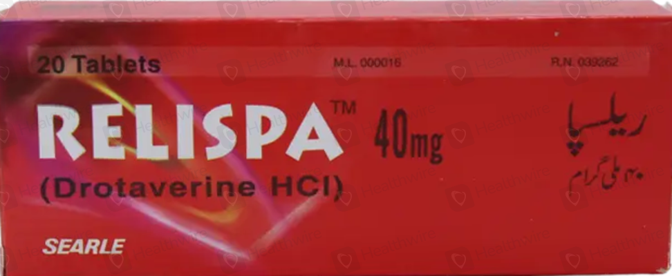 Relispa (40mg) 20 Tablets Price in Pakistan - Uses, Dosage, Side Effects