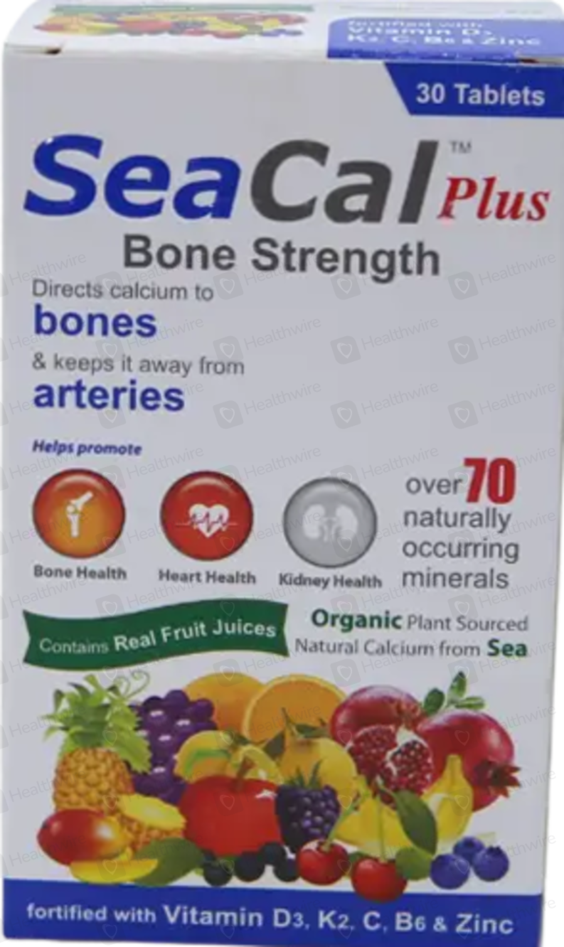 Seacal Plus 30 Tablets Price in Pakistan - Uses, Dosage, Side Effects