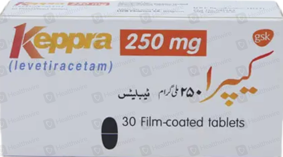 Keppra (250mg) 30 Tablets Price in Pakistan - Uses, Dosage, Side Effects