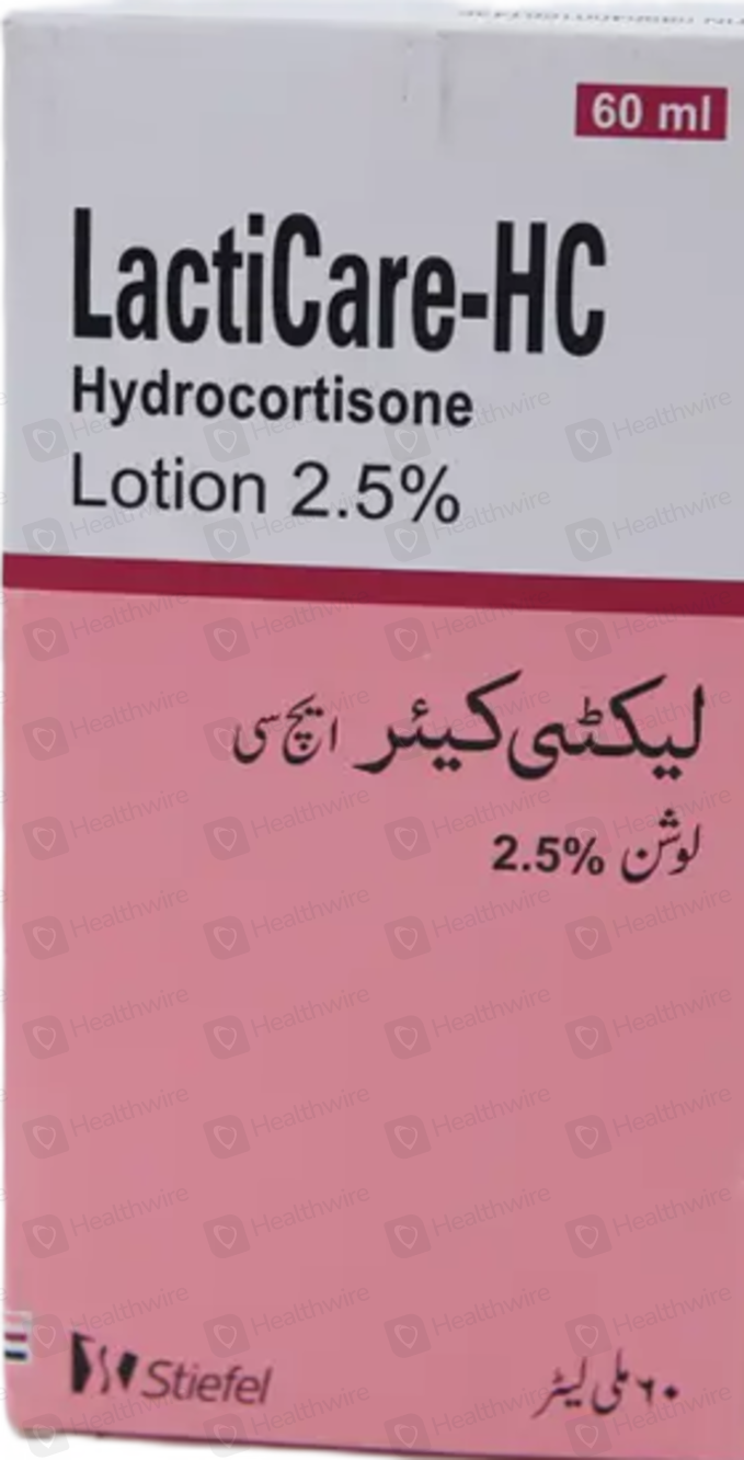 Lacticare Hc (2.5%) Lotion 60ml Price in Pakistan - Uses, Dosage, Side ...