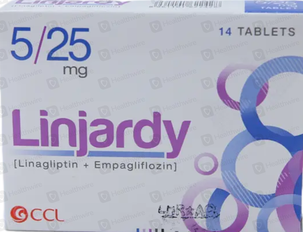 Linjardy (5/25mg) 14 Tablets Price in Pakistan - Uses, Dosage, Side Effects