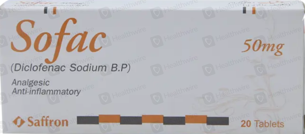 Sofac (50mg) 20 Tablet Price in Pakistan - Uses, Dosage, Side Effects
