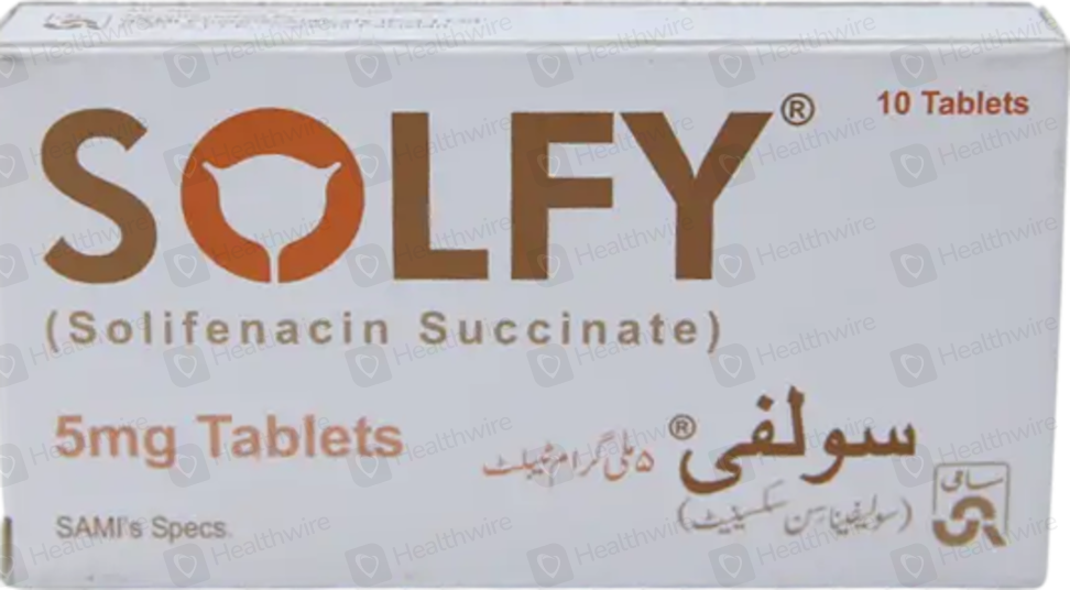 Solfy (5mg) 10 Tablets Price in Pakistan - Uses, Dosage, Side Effects