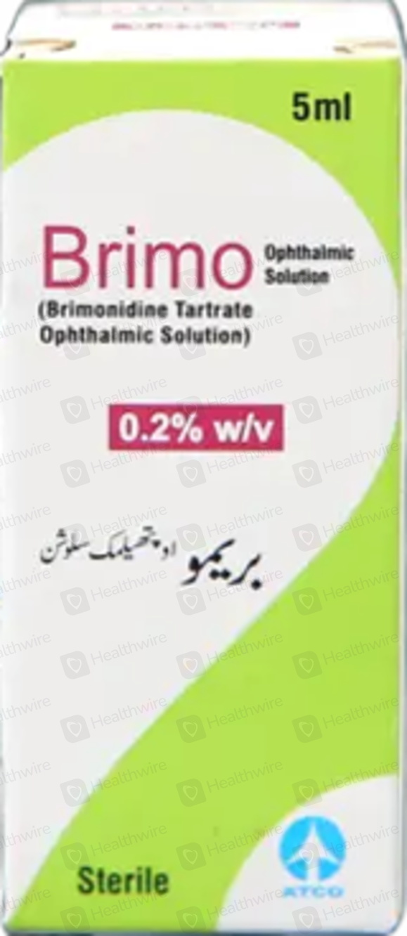 Brimo (0.2%) 5ml Eye Drops Price in Pakistan - Uses, Dosage, Side Effects