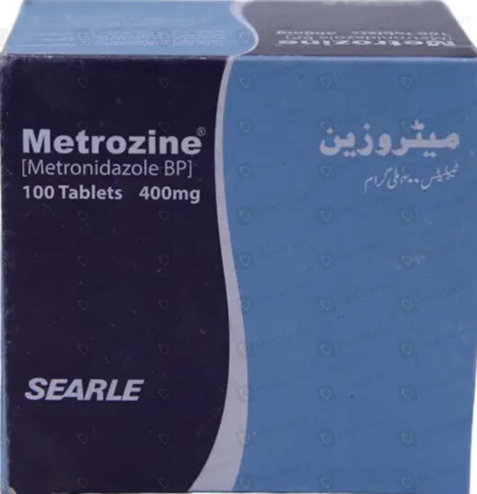 Metrozine (400mg) 100 Tablets Price in Pakistan - Uses, Dosage, Side ...