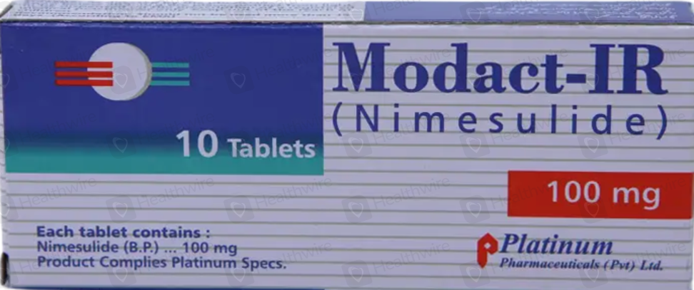 Modact Ir (100mg) 10 Tablets Price in Pakistan - Uses, Dosage, Side Effects